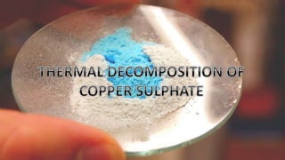 School chemistry experiments | PPTX