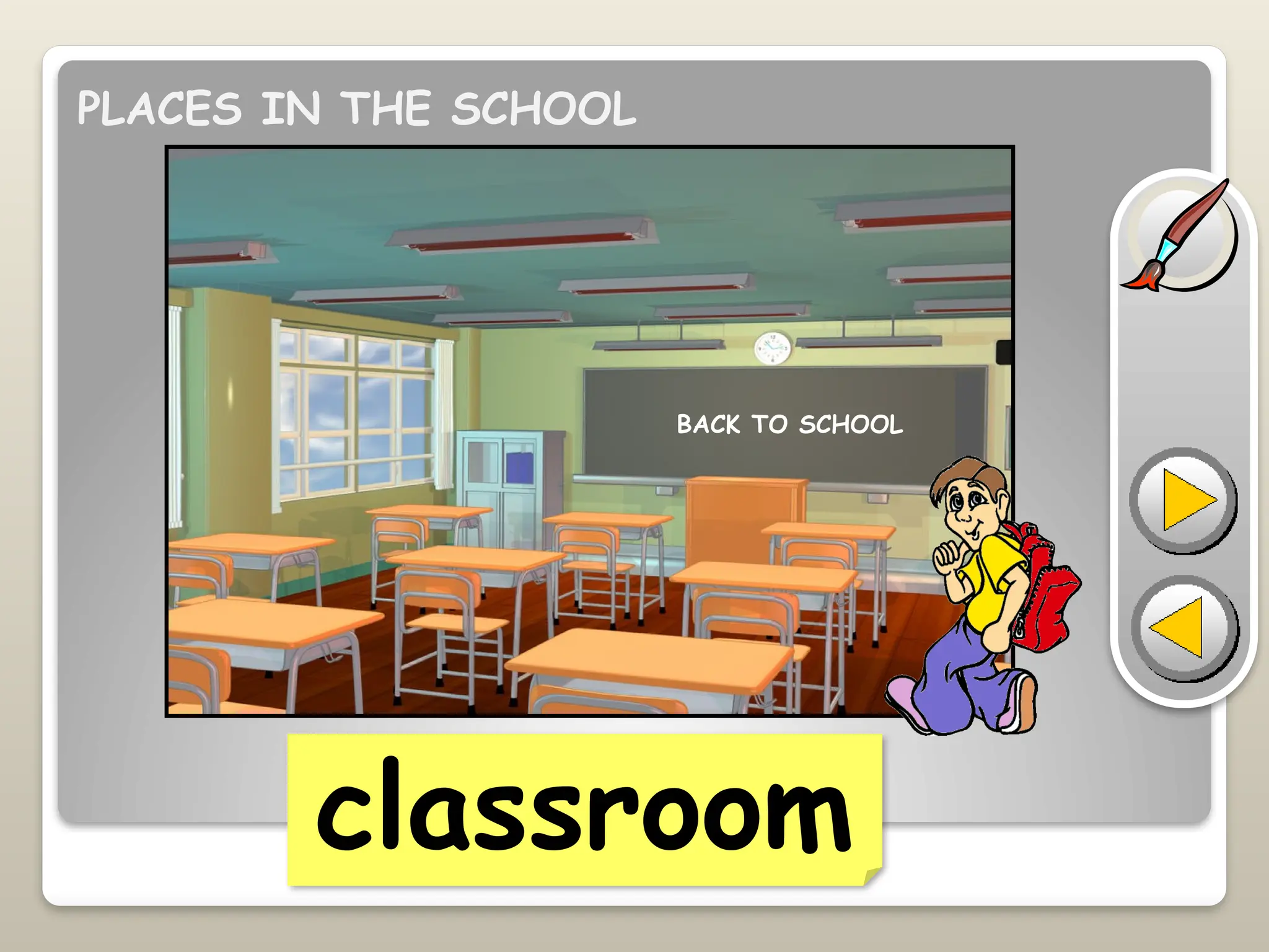 bahan ajar bahasa inggris tentang School Classrooms.pptx