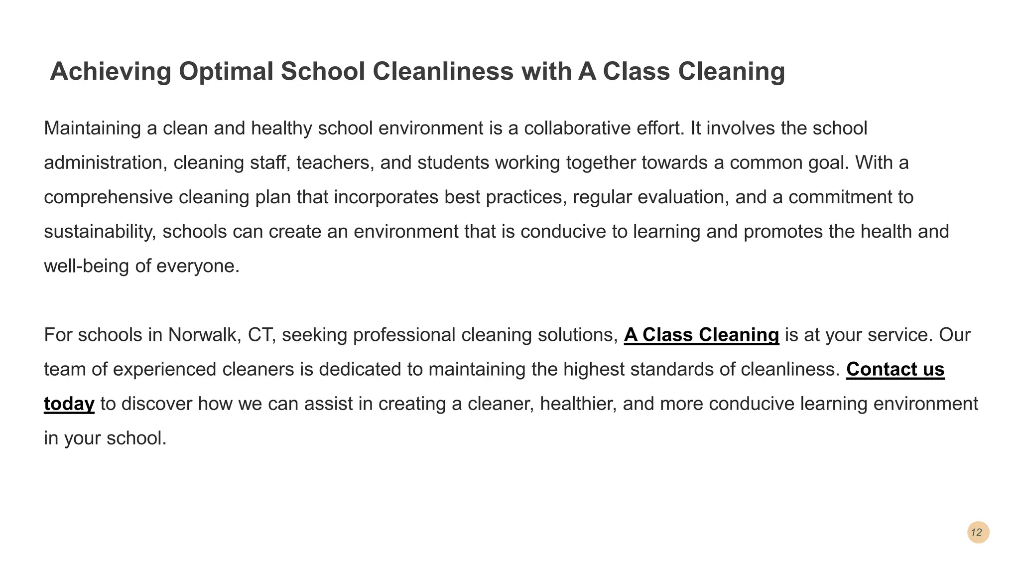 School Cleanliness: Tips for Creating a Cleaning Plan That Suits Your ...