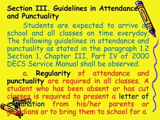 sCHOOL cODE OF dISCIPLINE.ppt