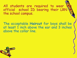 sCHOOL cODE OF dISCIPLINE.ppt