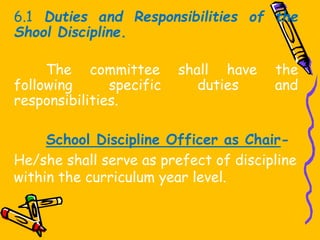 sCHOOL cODE OF dISCIPLINE.ppt