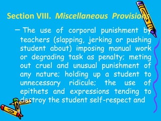 sCHOOL cODE OF dISCIPLINE.ppt