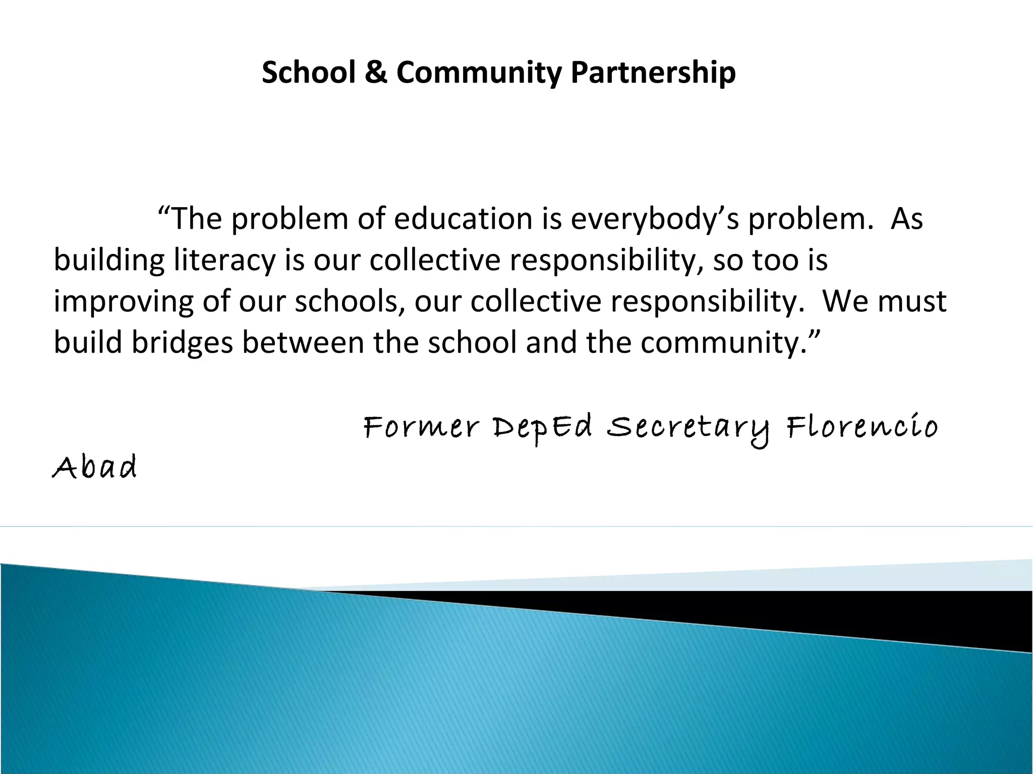 School community partnership | PPT