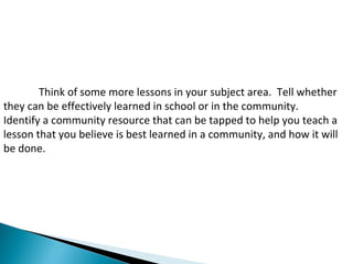 School community partnership | PPT