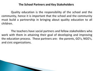 School community partnership | PPT