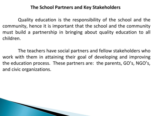School community partnership | PPT