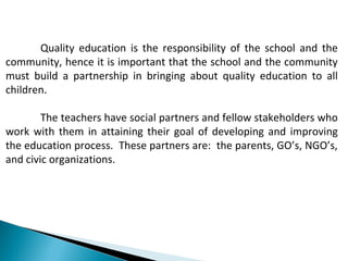 School community partnership | PPT