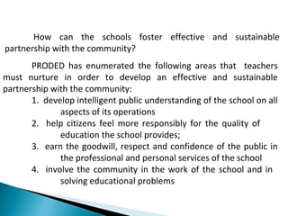 School community partnership | PPT