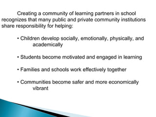 School community partnership | PPT