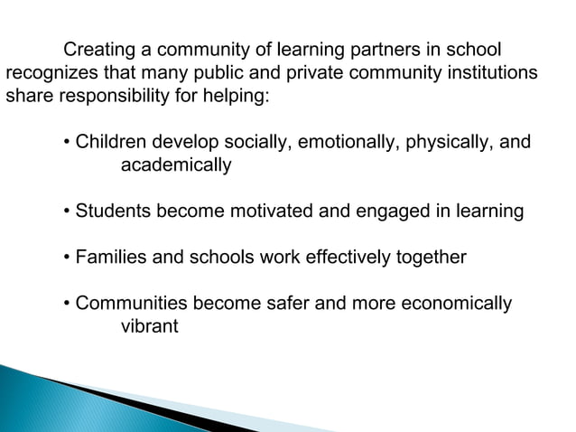 School community partnership | PPT