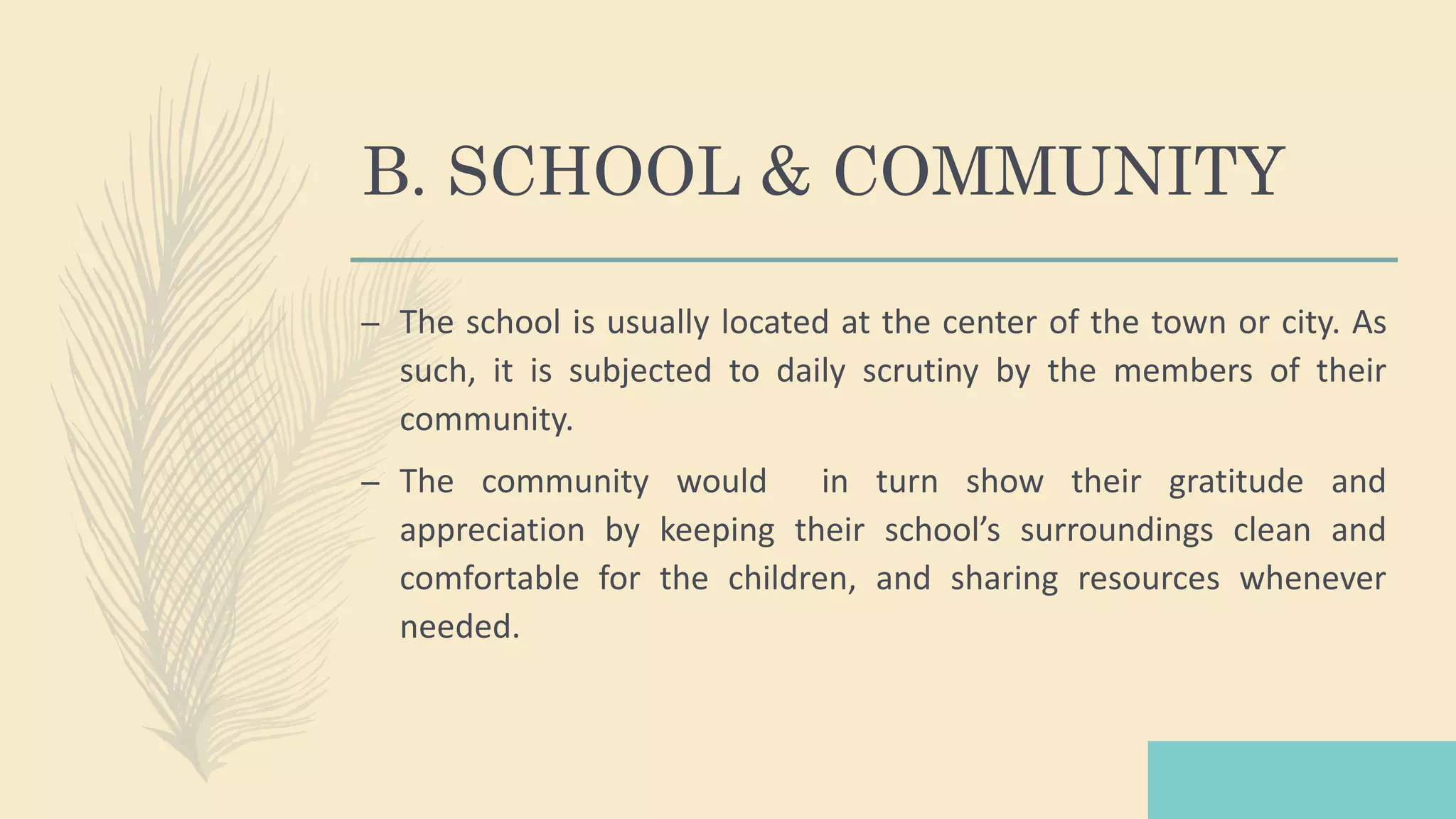SCHOOL AND COMMUNITY RELATIONS | PPTX