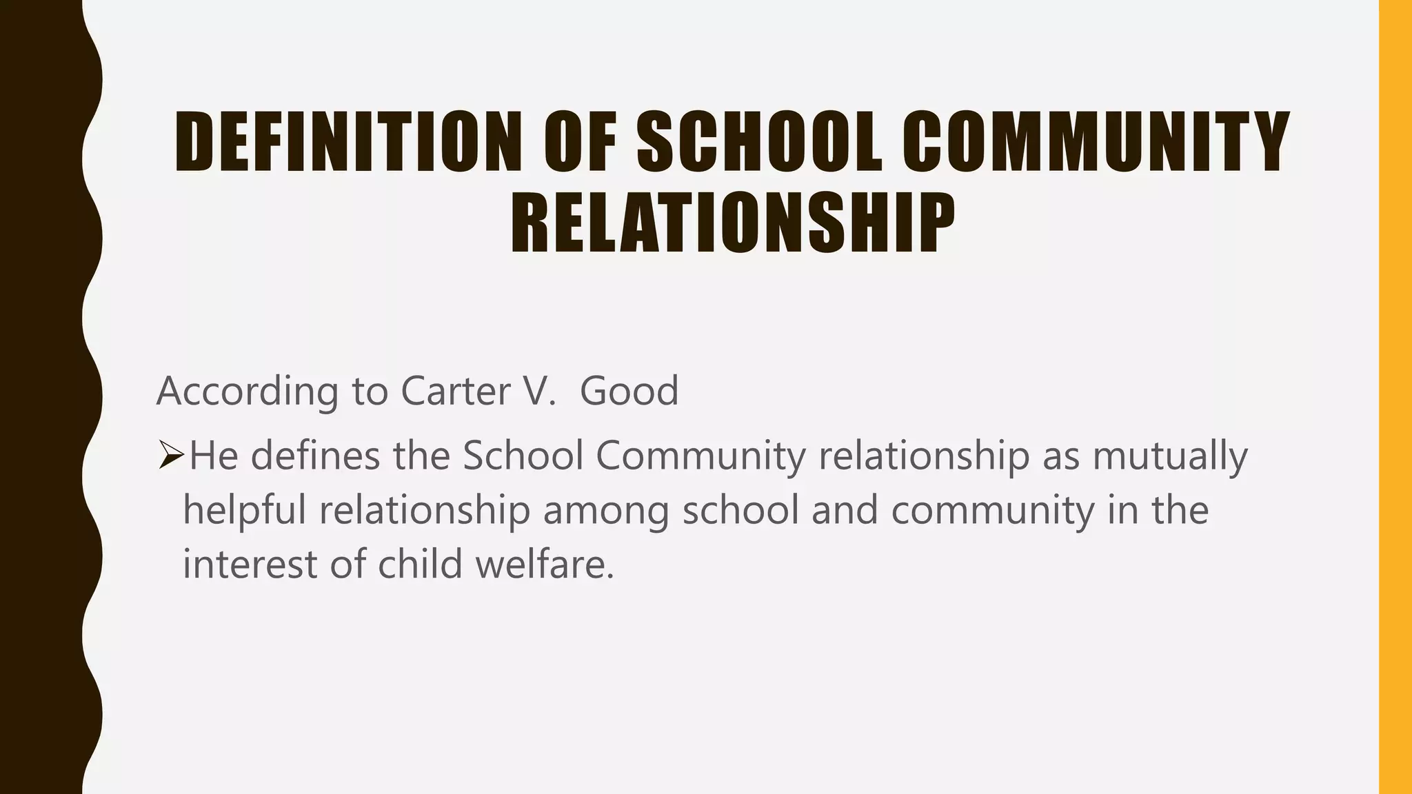 School community relationships | PPTX