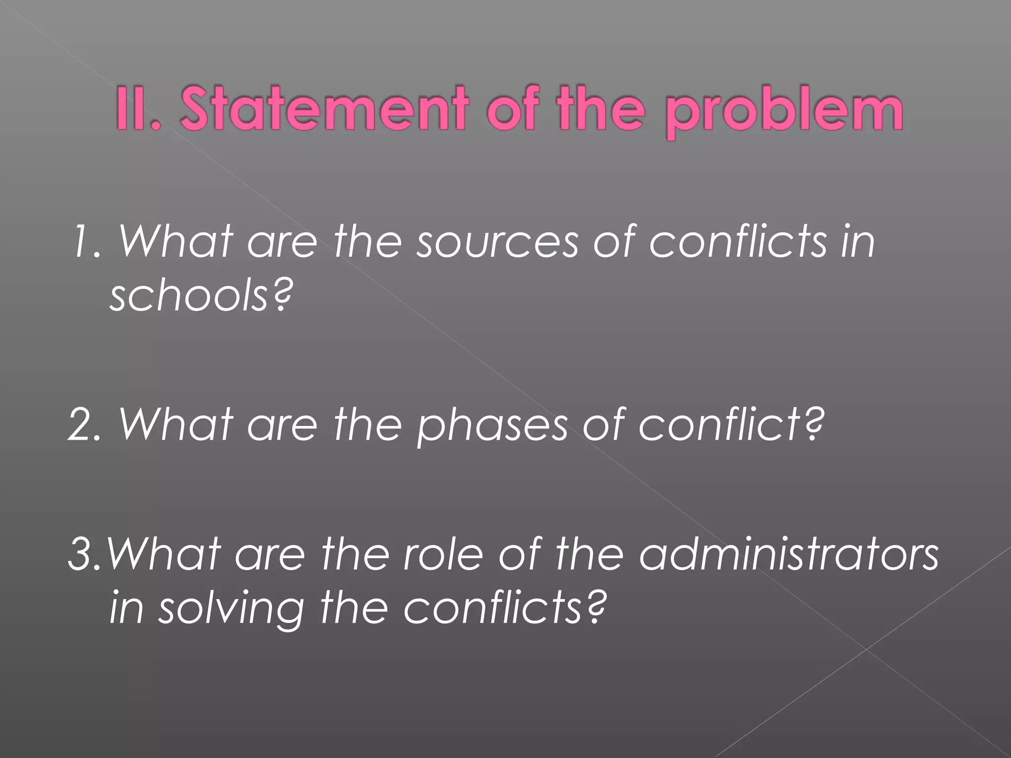 School conflict | PPT