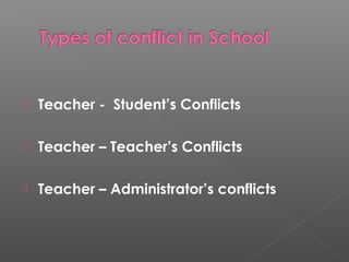 School conflict | PPT