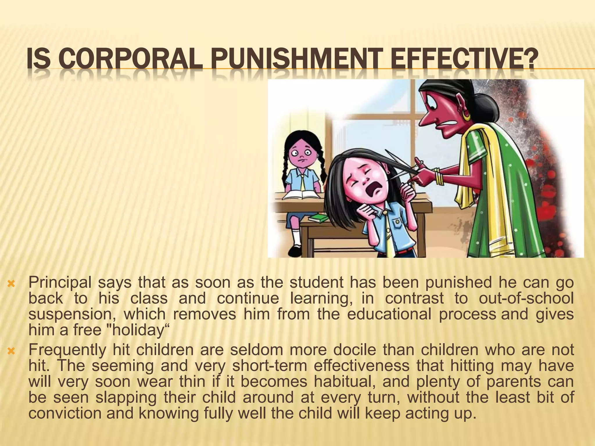 School corporal punishment | PPTX