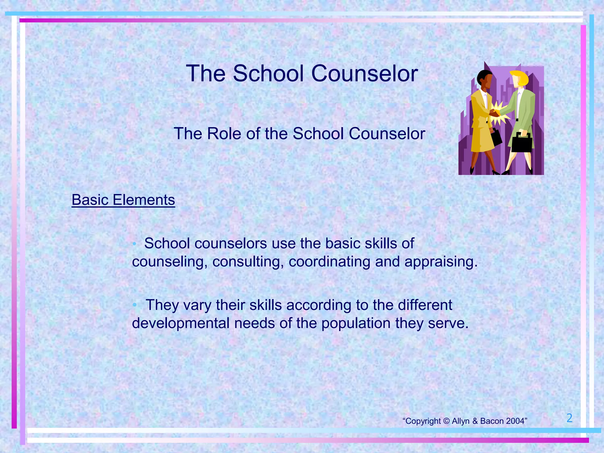 The School Counselor | PPTX