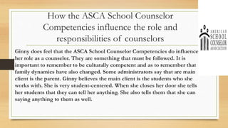 School counselor interview | PPTX