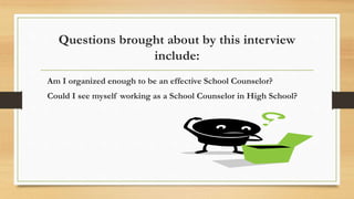 School counselor interview | PPT