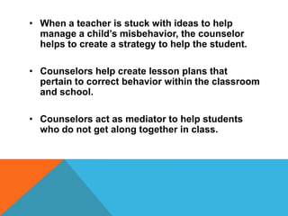 School counselors ppt | PPTX
