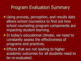 School counselors using data | PPT