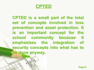School Safety and Security cpted | PPT