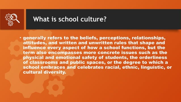 schoolculture for elementary school.pptx | Professional School ...