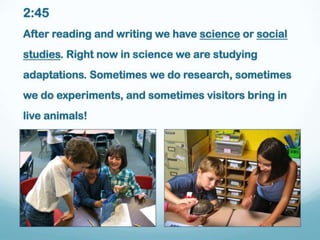 Typical school day 2011 | PPTX