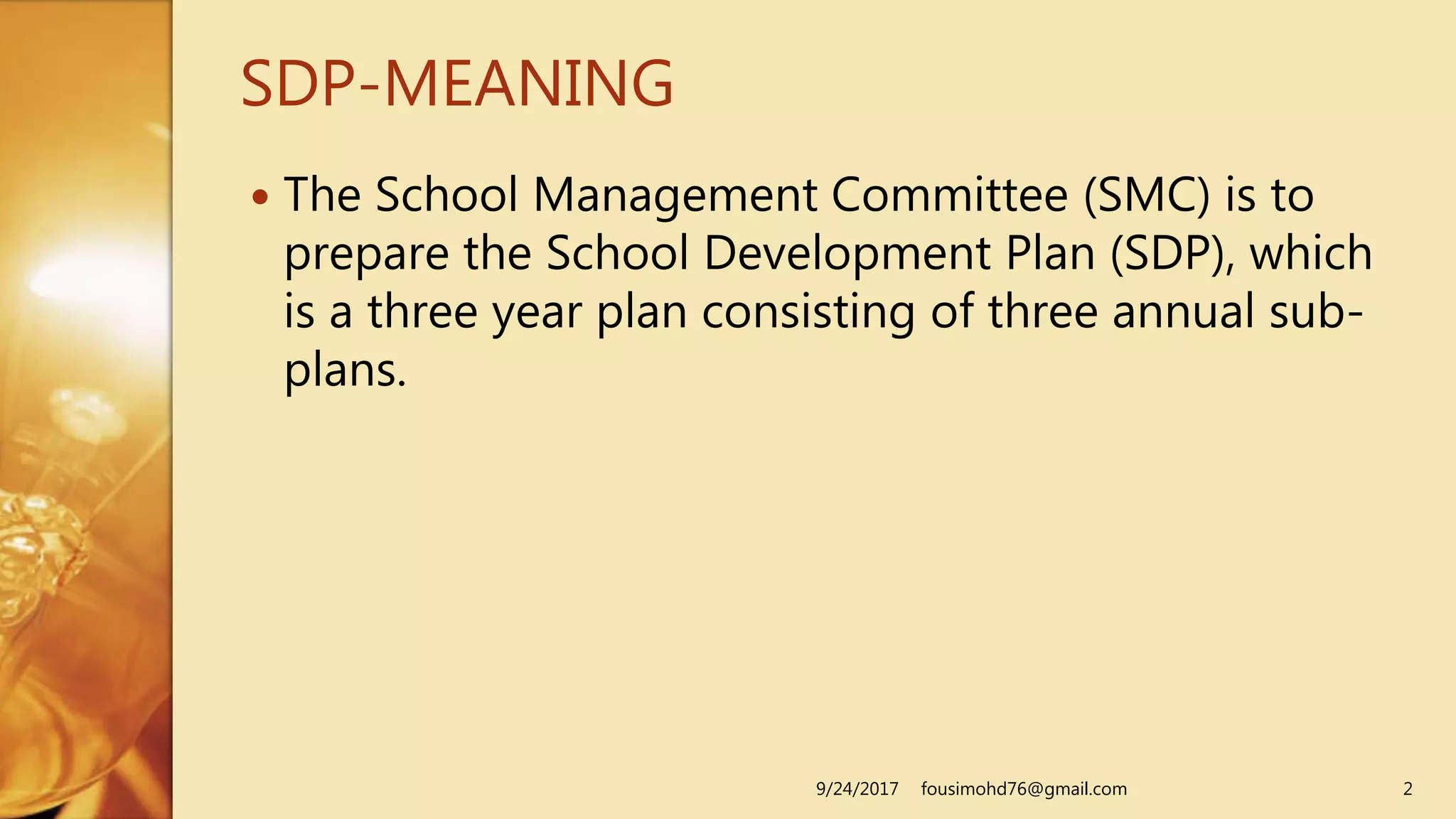 School development plan | PPTX