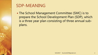 School development plan | PPTX