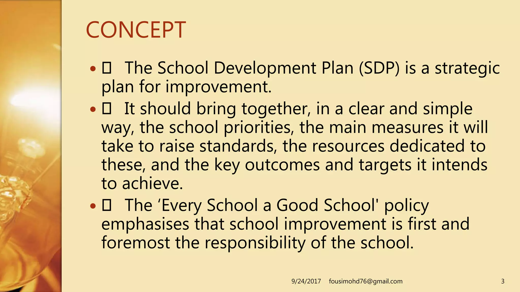 School development plan | PPT