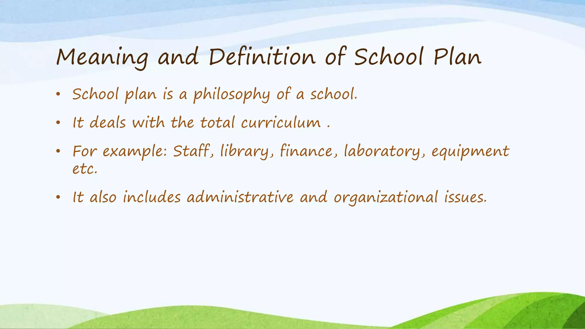 School development plan | PPT