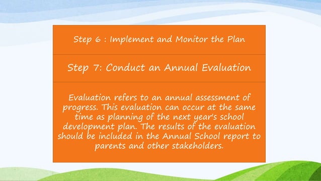 School development plan | PPTX