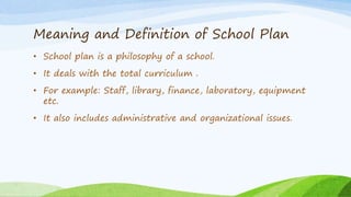School development plan | PPTX