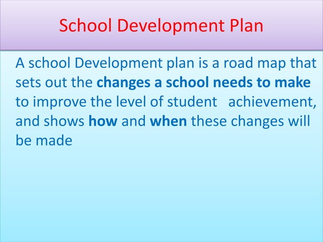 school development plan.pdf | Professional School | Postgraduate Education