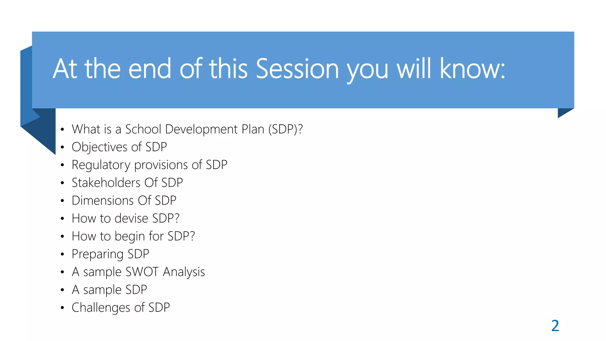 School Development Plan (SDP) - ppt | PPTX
