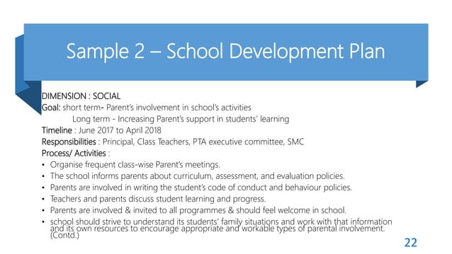 School Development Plan (SDP) - ppt | PPTX | Professional School ...