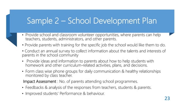 School Development Plan (SDP) - ppt | PPTX | Professional School ...