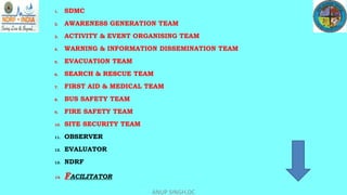 School disaster management plan | PPTX