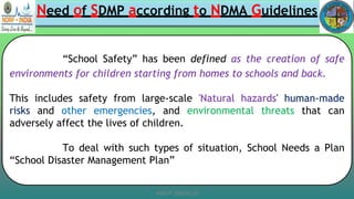 School disaster management plan | PPTX