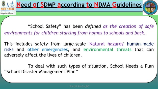 School disaster management plan | PPTX