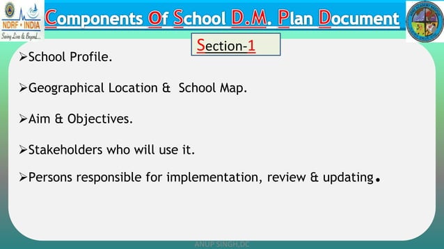 School disaster management plan | PPTX