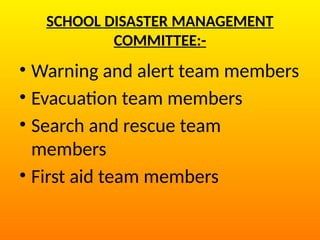 SCHOOL DISASTER MANAGEMENT PLAN and mock drill.pptx