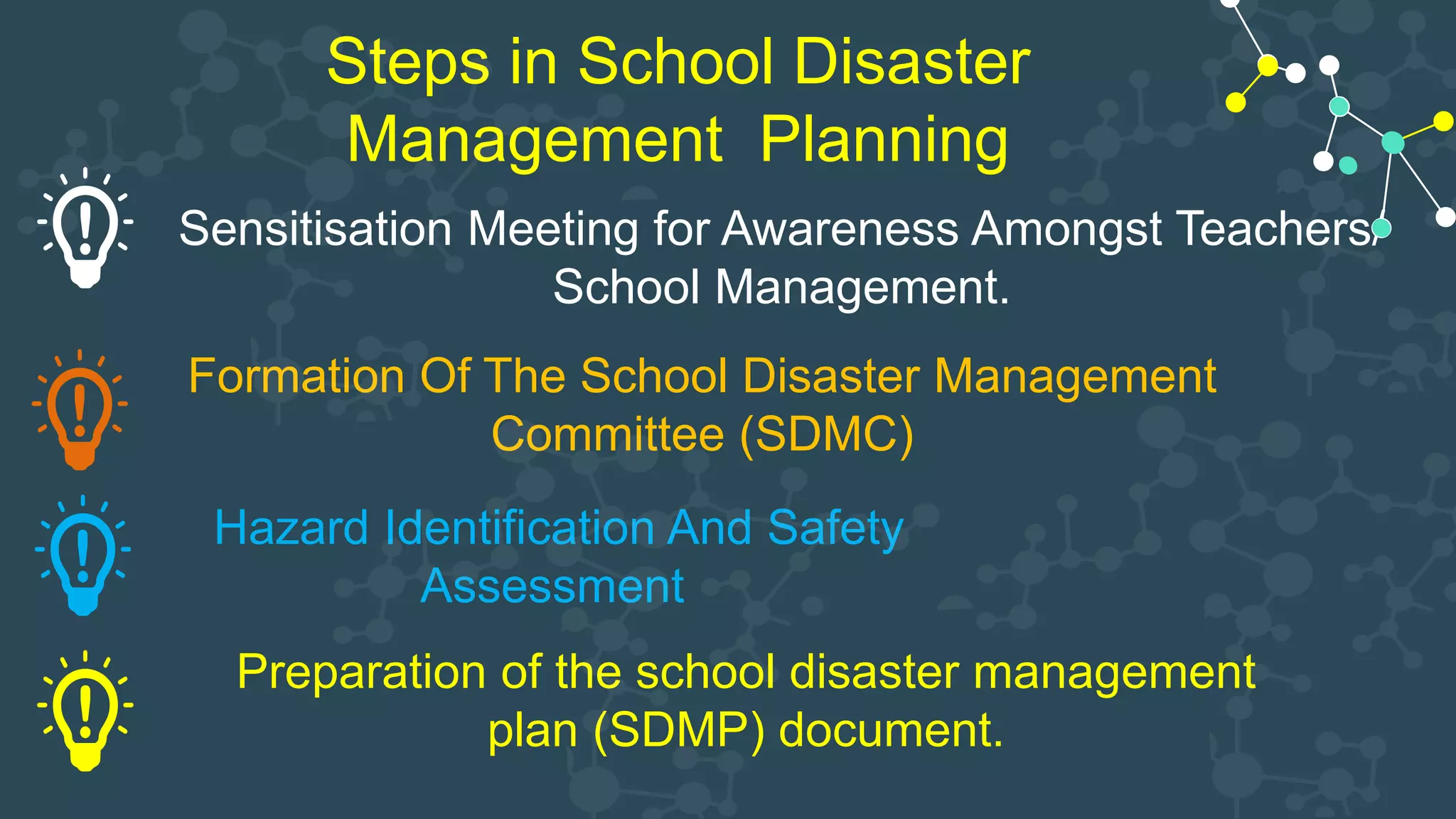 School disaster management plan ppt | PPTX
