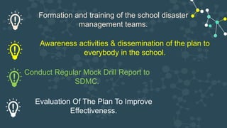 School disaster management plan ppt | PPTX