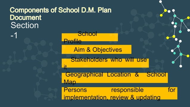 School disaster management plan ppt | PPTX
