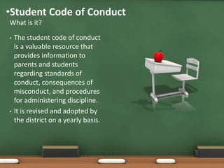 School discipline final project | PPTX