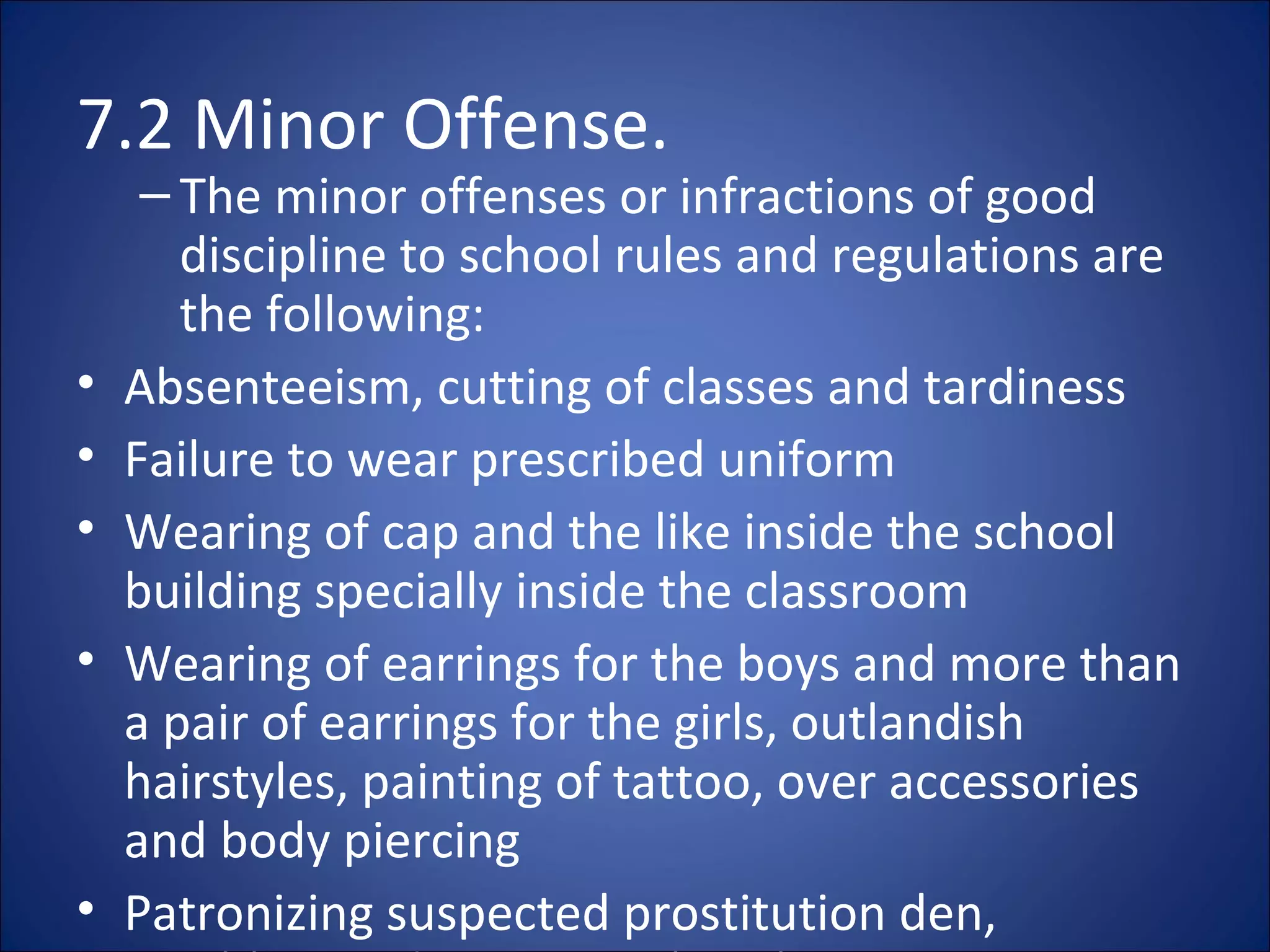 School discipline rules of procedure | PPT