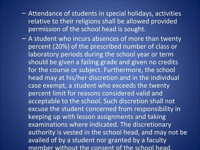 School discipline rules of procedure | PPT