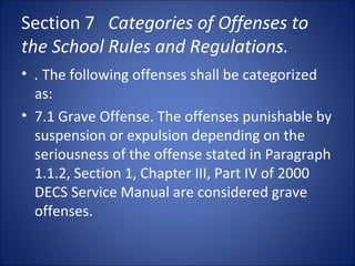 School discipline rules of procedure | PPT